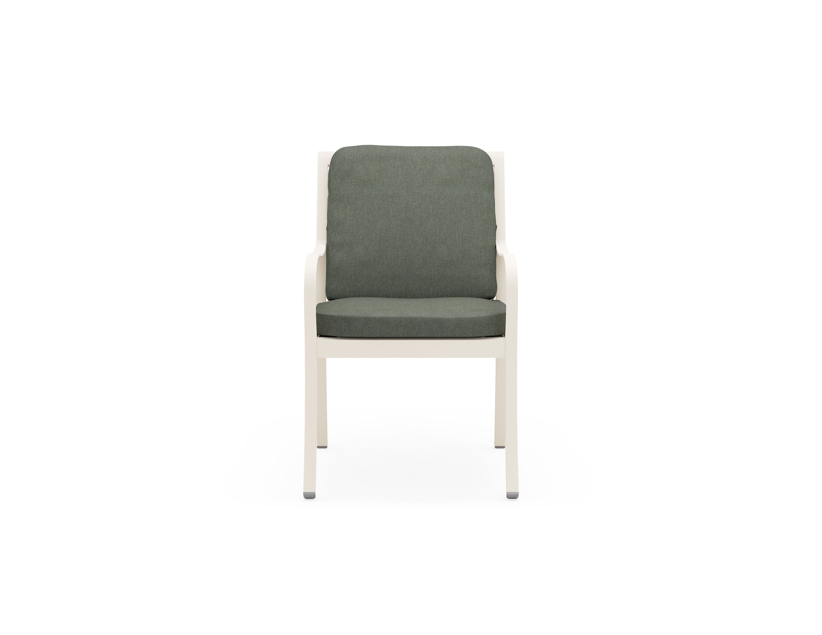 Woodard Scala Dining Arm Chair - With Seat And Back Cushion – Pangaea Patio