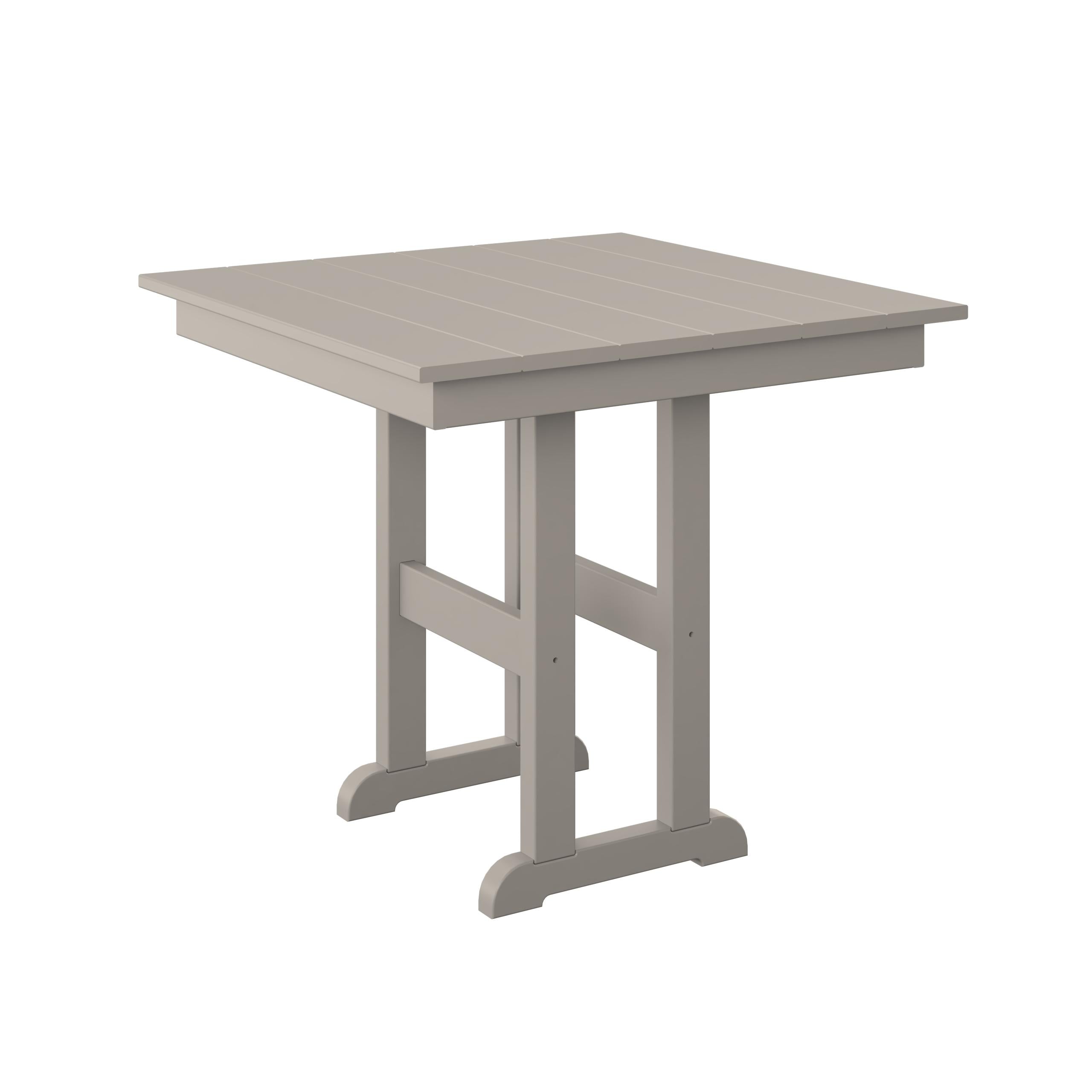 Polybird 33" Square Table - Dining Height – Pangaea Patio