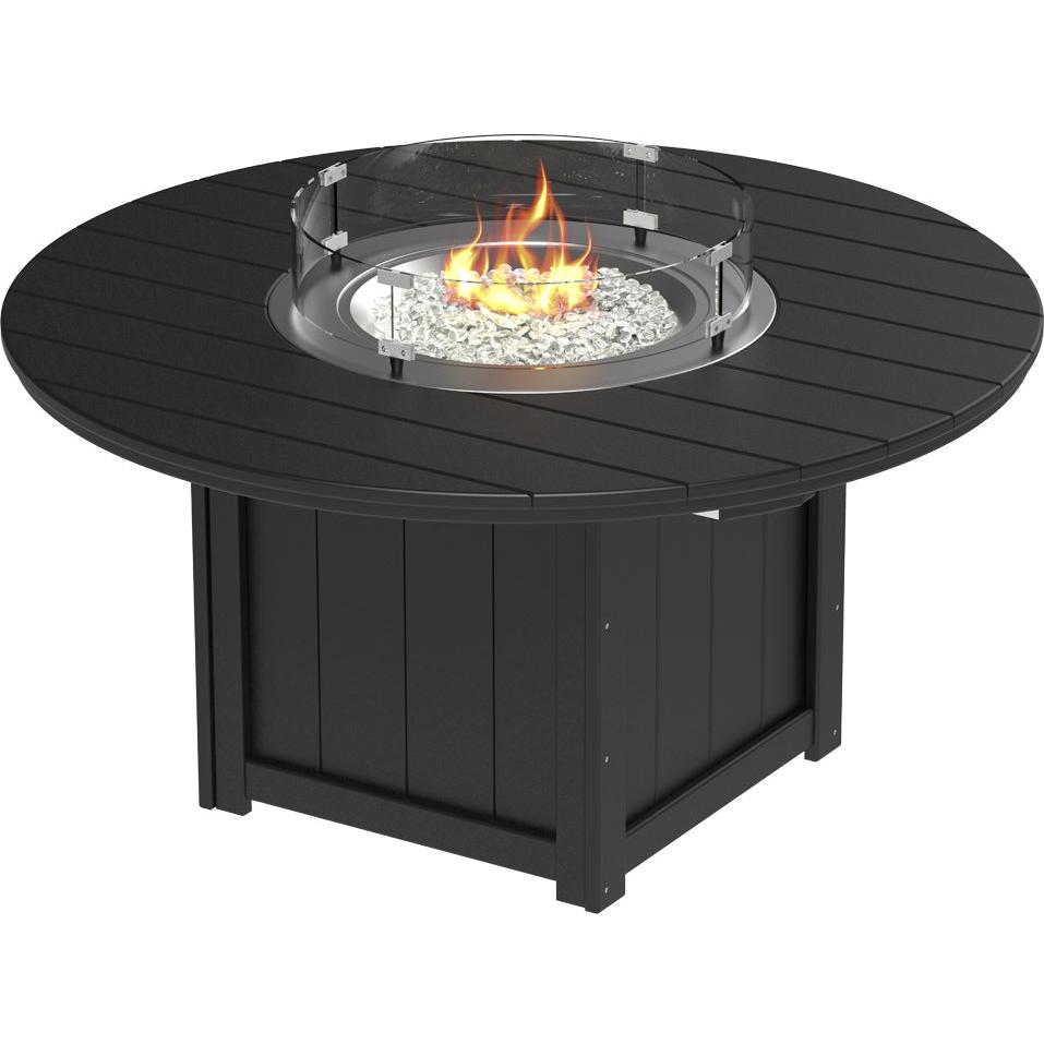 LuxCraft Lumin Fire Table 60" Round - Bar Height – Pangaea Patio
