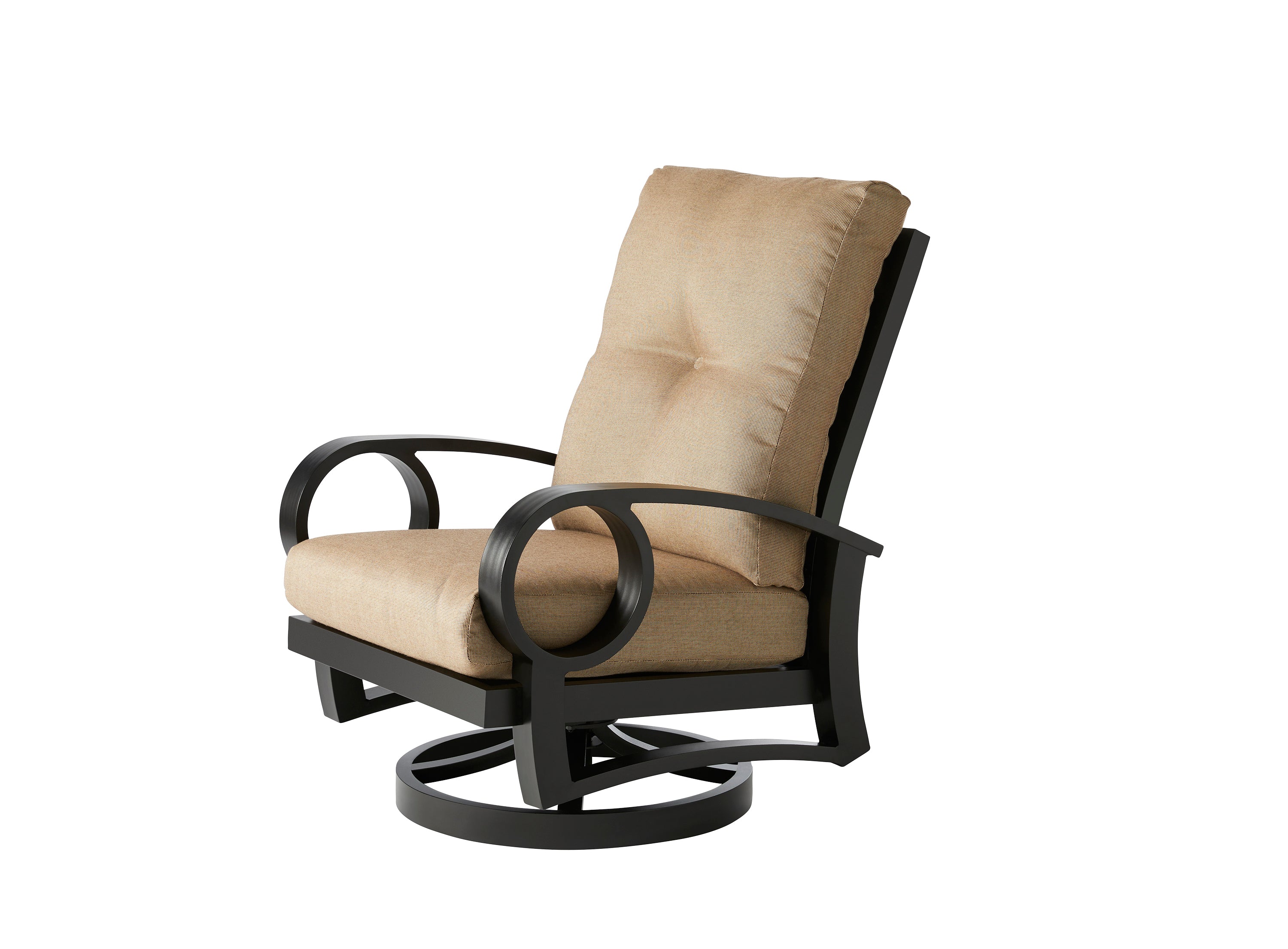 Mallin Eclipse Swivel Rocking Dining Arm Chair