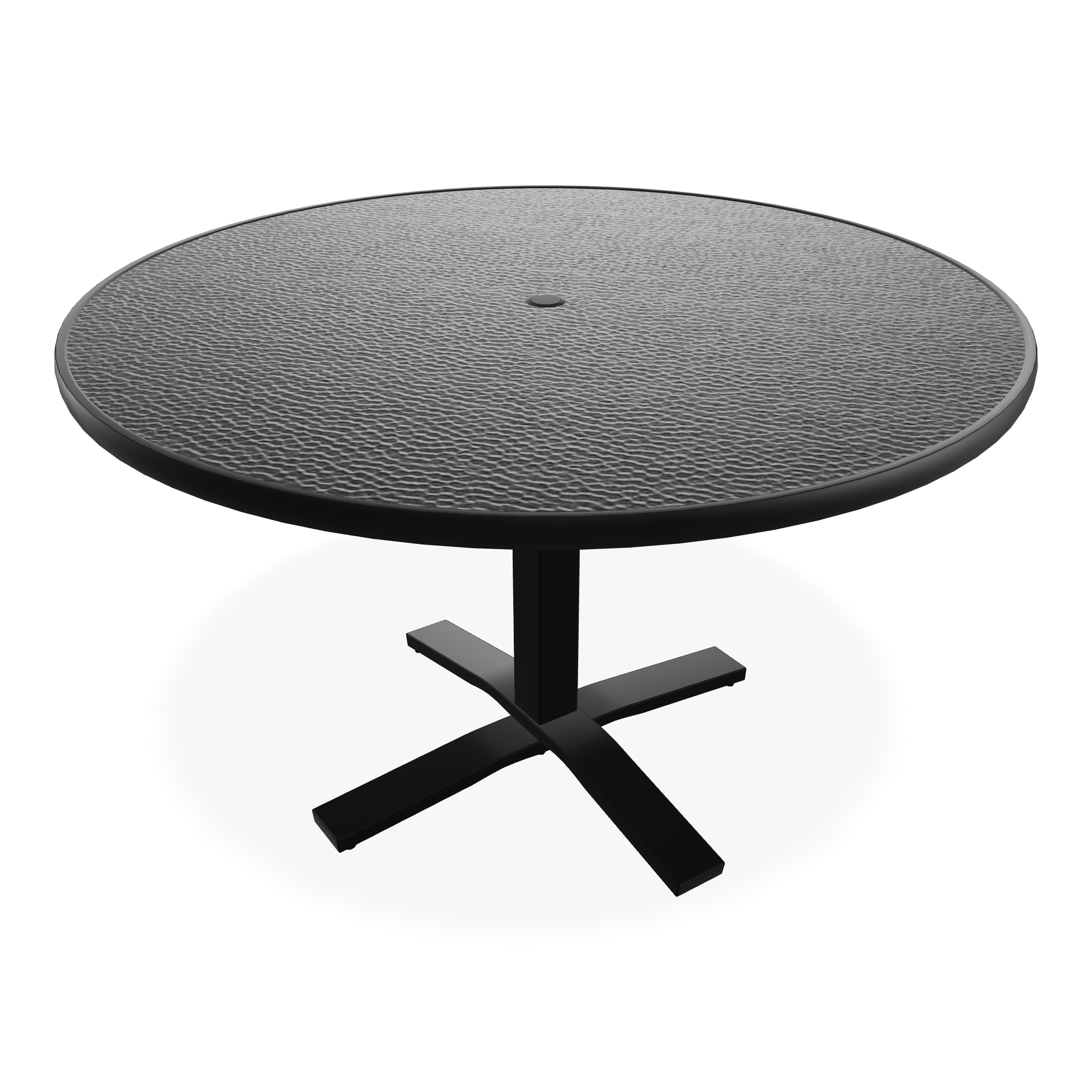 Telescope Casual 48" Round Cascade MGP Table Top w/ Pedestal Base ...